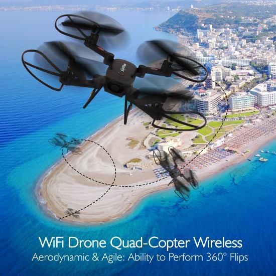 WiFi Drone Quad Copter Wireless UAV with HD Camera Video Recording