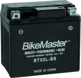 BikeMaster Battery BTX5L-BS 12V 4AH Sealed Battery