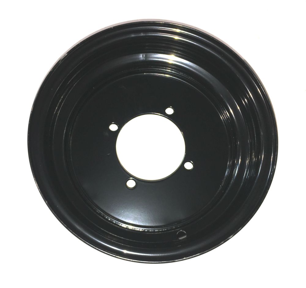 002-101006-00, 10" Steel Front Wheel (Black)